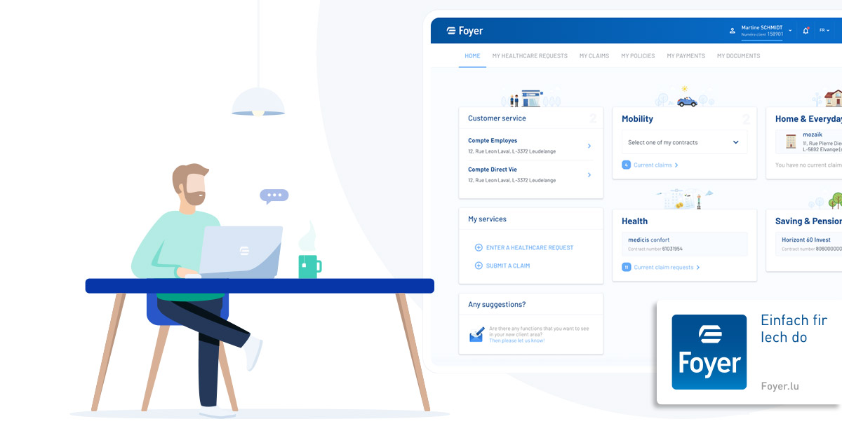 MyFoyer, services designed to make your life easier | Foyer Assurances
